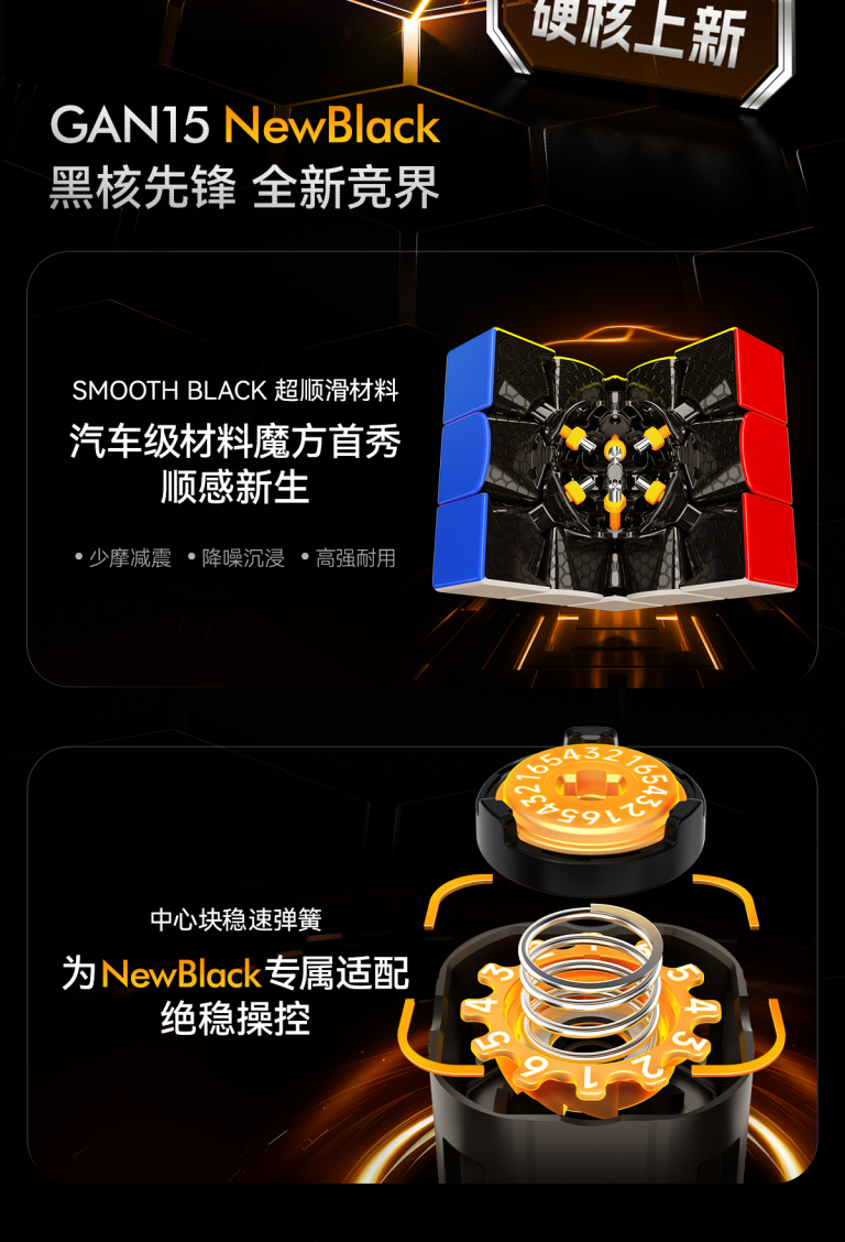 GAN15 Maglev NewBlack – GANCube